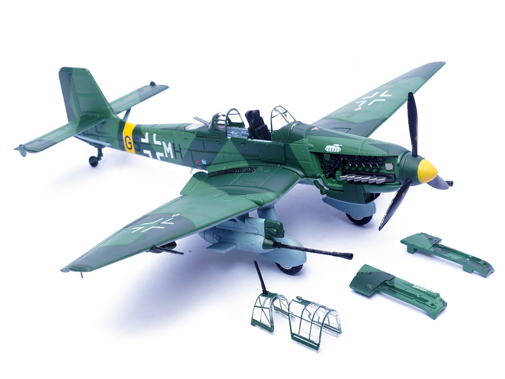 Junkers Ju 87G1 Stuka Bomber Aircraft "10.(Pz)/SG 2 Immelmann GS+MH Du – Main Street Diecast ...