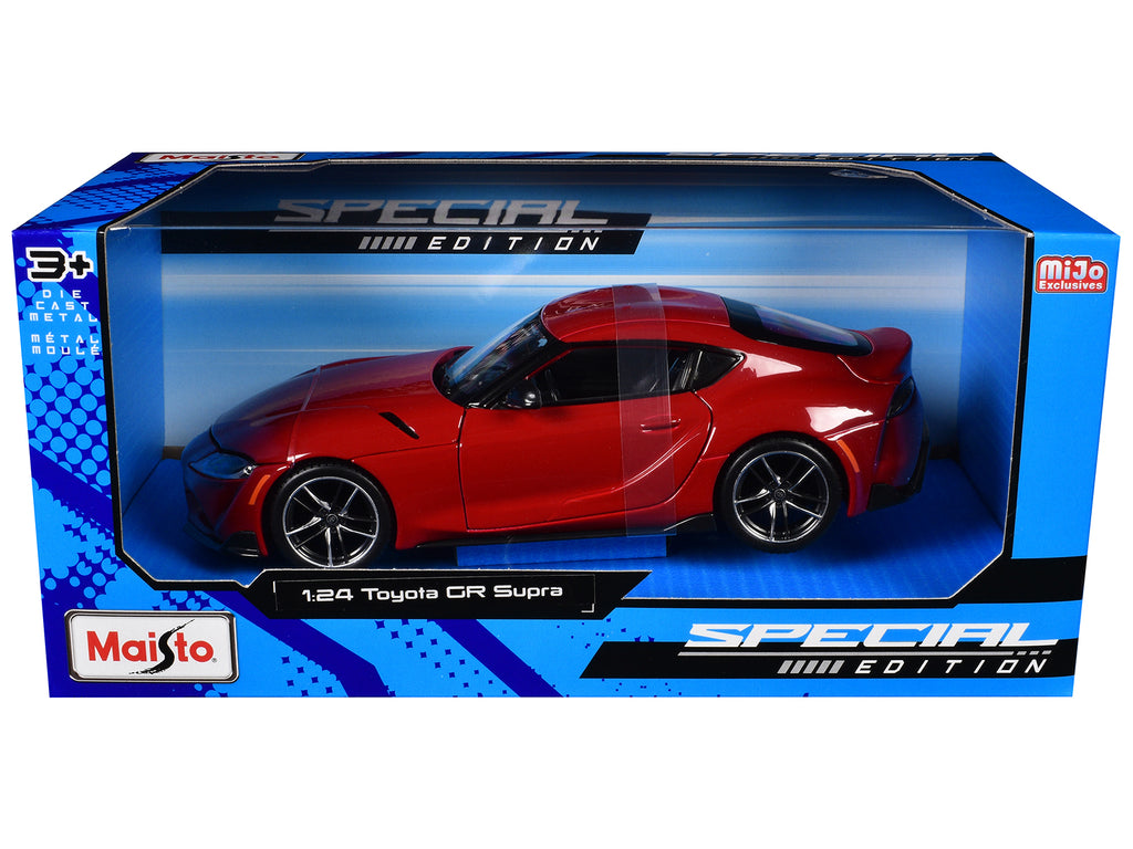 Toyota GR Supra Red "Special Edition" Series 1/24 Diecast Model Car by ...