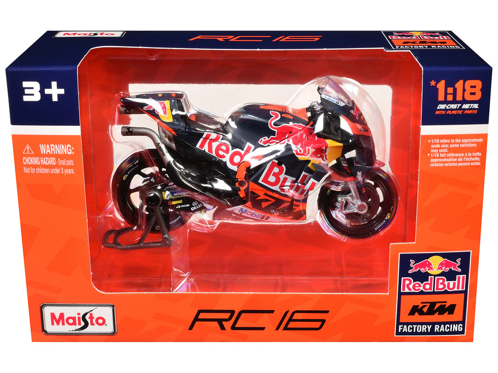 KTM RC16 Motorcycle #33 Brad Binder MotoGP "Red Bull KTM Factory Racin ...