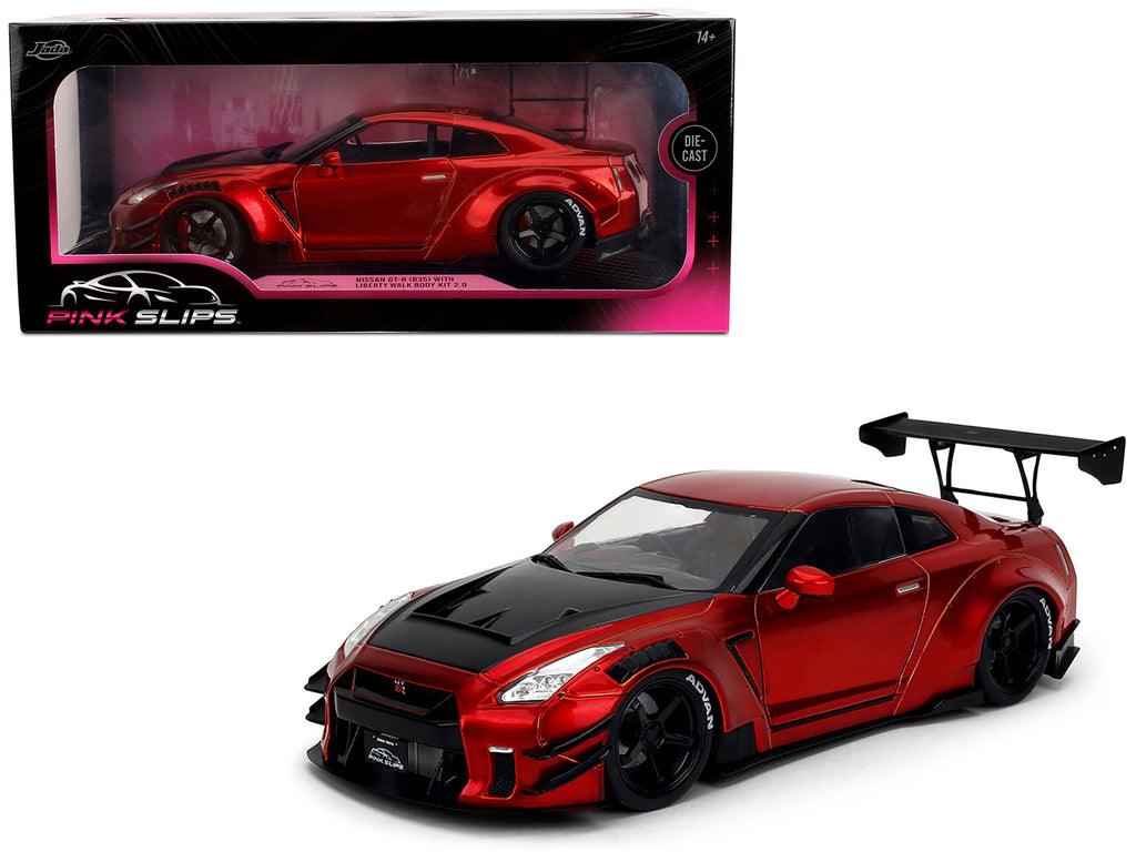 Nissan GT-R (R35) Liberty Walk Body Kit 2.0 RHD (Right Hand Drive) Red ...