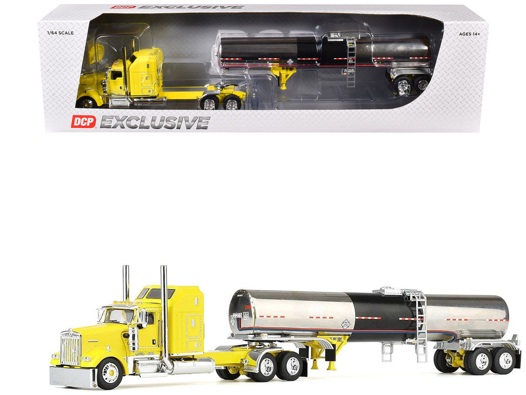 Kenworth W900L with 60" Aerodyne Sleeper and Brenner Tank Trailer "Dou ...