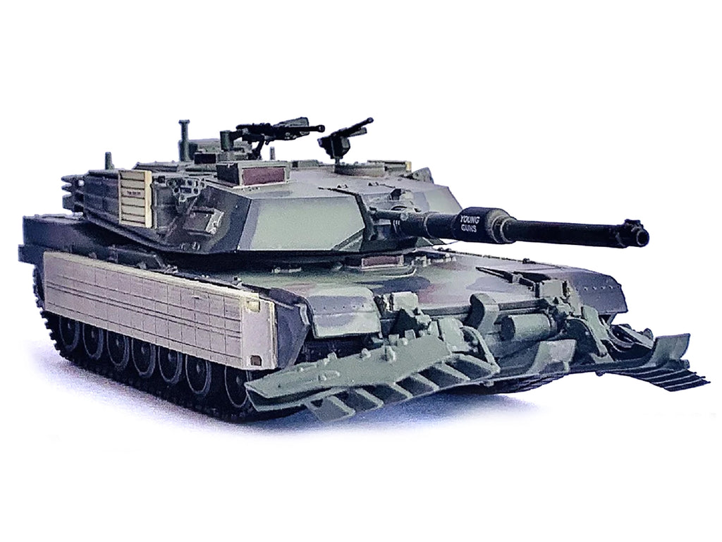 United States M1A1 AIM TUSK (Tank Urban Survival Kit) with Mine Plow ...