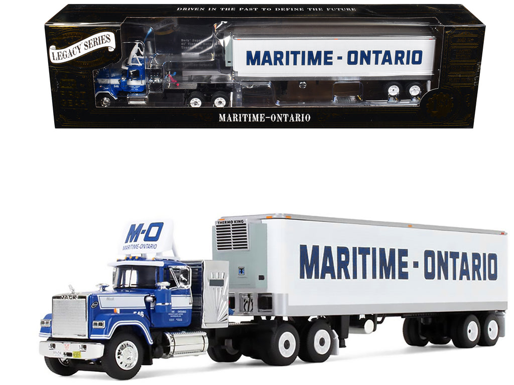 Mack Super-Liner with 36" Vintage Sleeper and 40' Vintage Trailer with ...