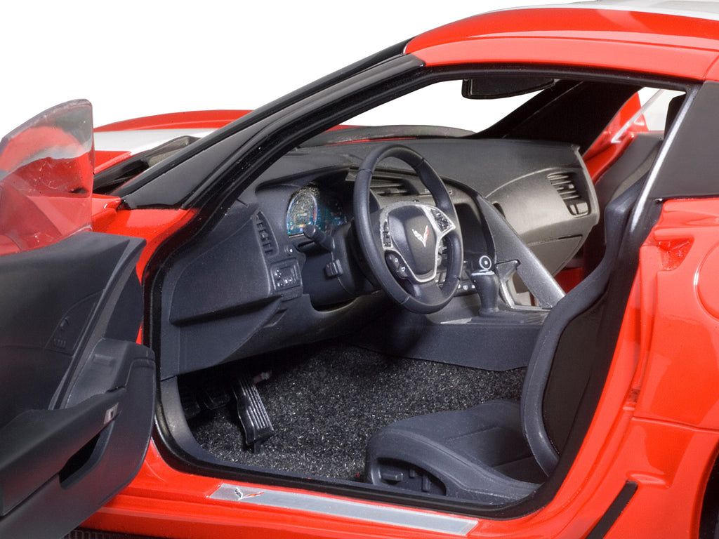 2017 Chevrolet Corvette C7 Grand Sport Red with White Stripe and Black ...