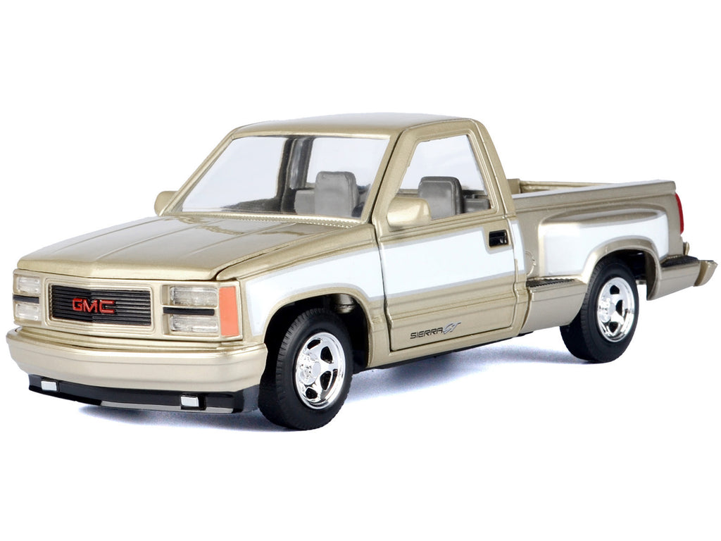 1992 GMC Sierra GT Pickup Truck Gold Metallic with White Sides "Americ ...