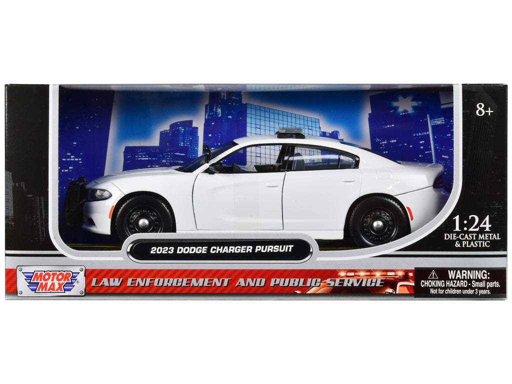 2023 Dodge Charger Pursuit Police Car Plain White "Law Enforcement and ...