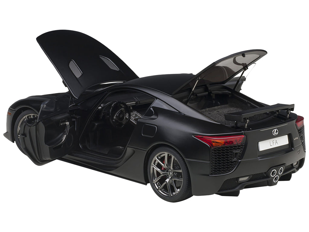 Lexus LFA Matte Black 1/18 Model Car by AUTOart – Main Street Diecast ...