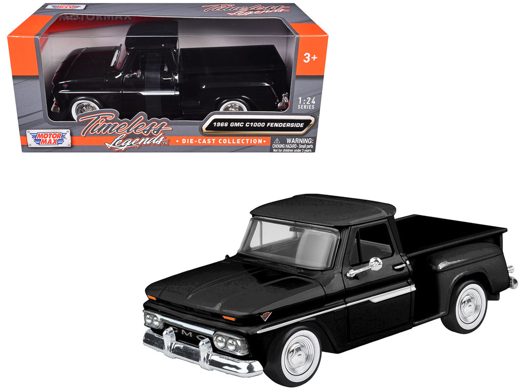 1966 GMC C1000 Fenderside Pickup Truck Black "Timeless Legends" Series ...
