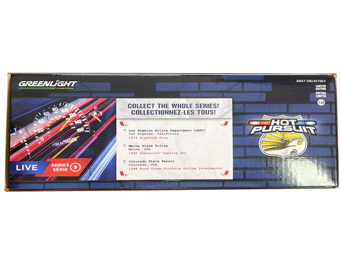 1978 Plymouth Fury Black and White "LAPD (Los Angeles Police Departmen ...