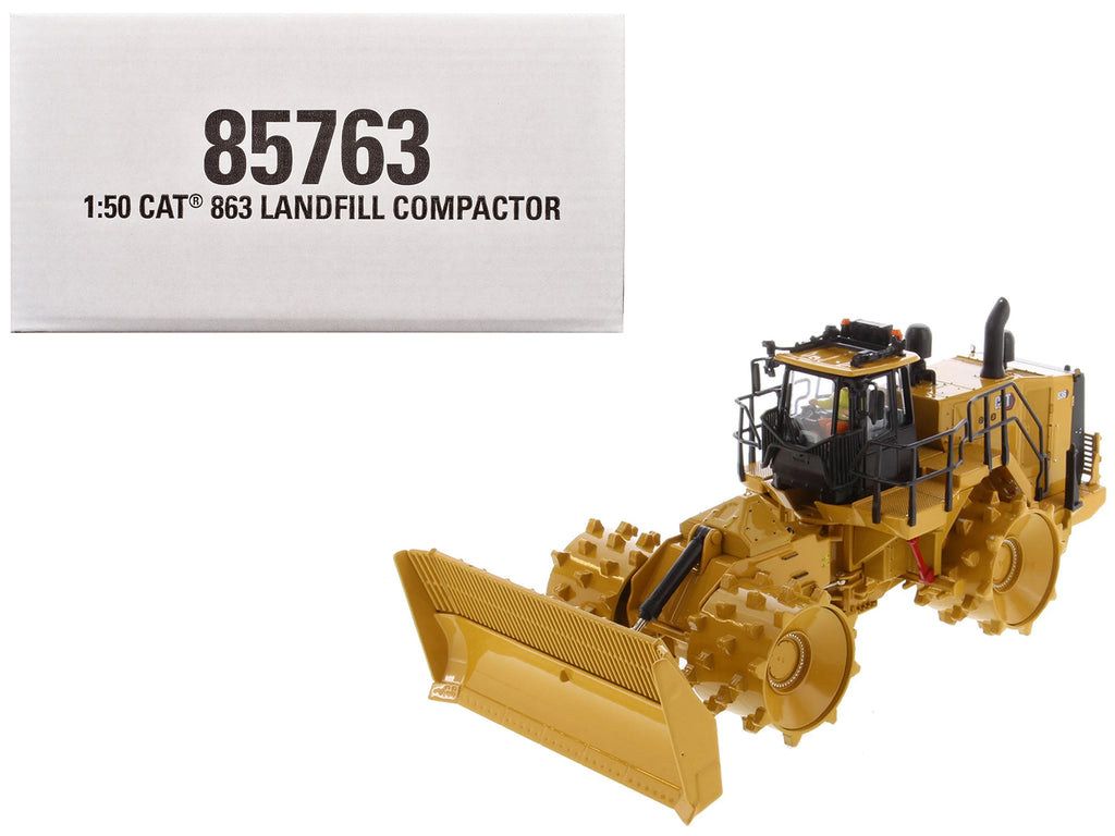 CAT Caterpillar 836 Landfill Compactor Yellow "High Line" Series 1/50 ...