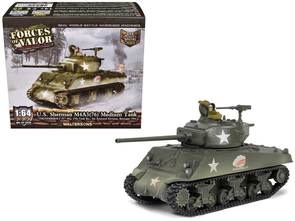 U.S. Sherman M4A3(76) Medium Tank "THUNDERBOLT IV 37th Tank Battalion ...