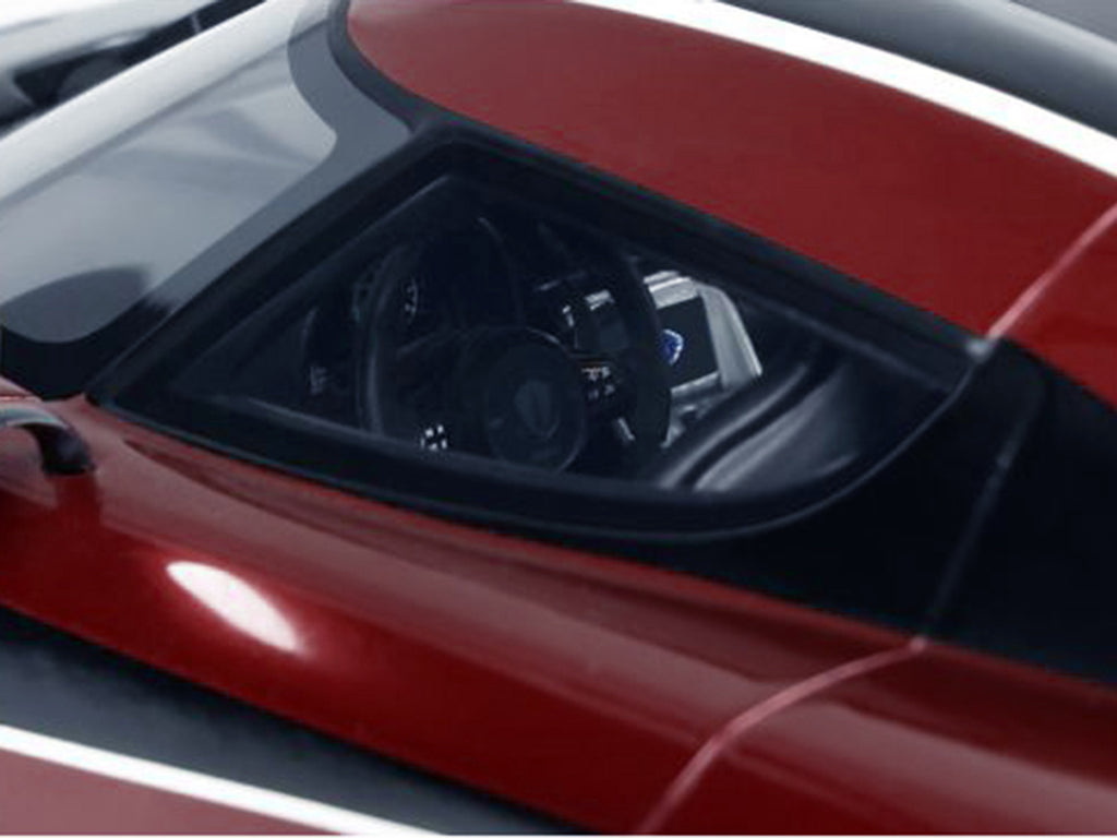 2017 Koenigsegg Agera RS Deep Red Metallic with Black Stripes 1/18 Mod ...