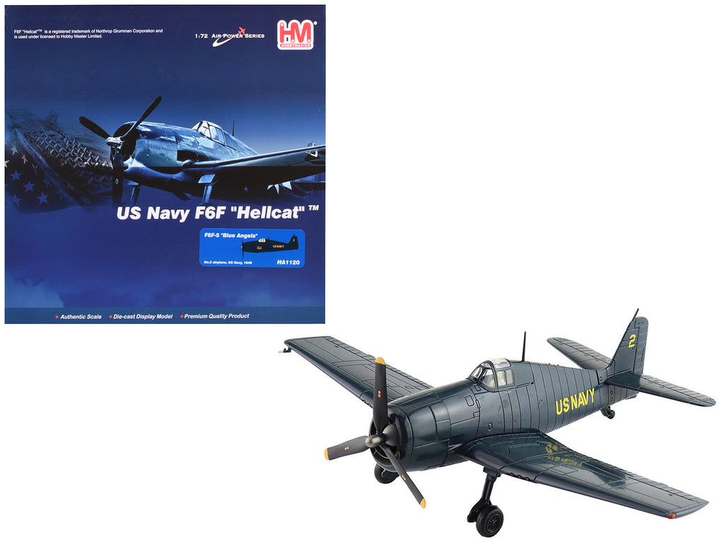 Grumman F6F-5 Hellcat Fighter Aircraft "Blue Angels #2" (1946) United ...