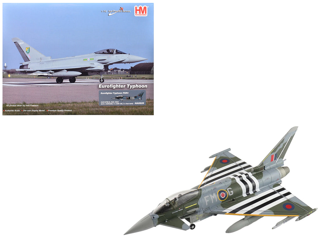 Eurofighter Typhoon FGR4 Fighter Aircraft "ZJ913 FM-G" (2024) British ...