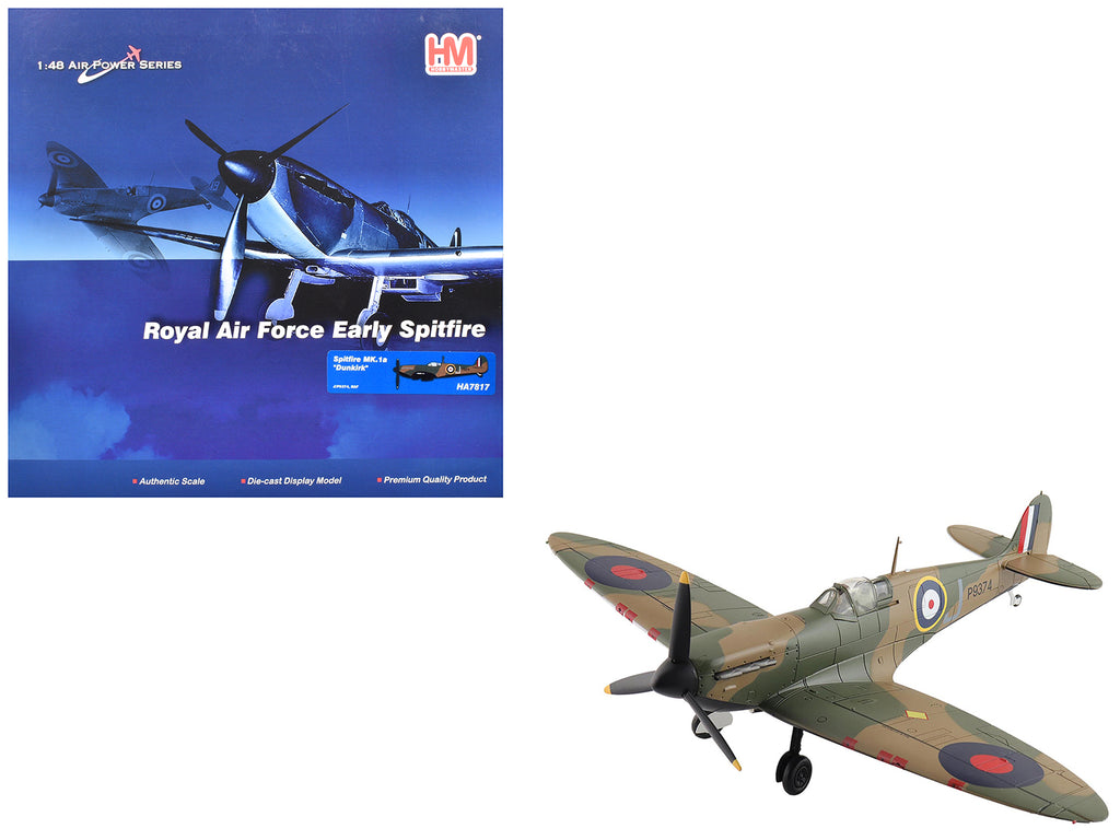 Supermarine Spitfire Mk.1a Fighter Aircraft "J/P9374 Dunkirk" British ...