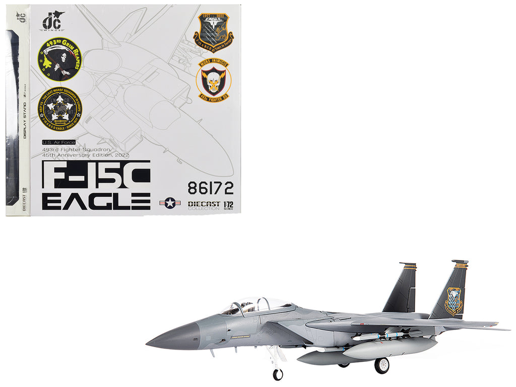 McDonnell Douglas F-15C Eagle Fighter Aircraft "493rd Fighter Squadron ...