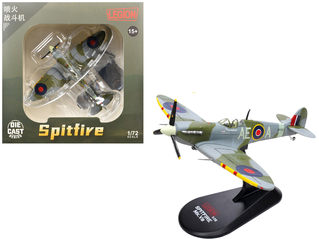 Supermarine Spitfire Mk Vb Fighter Aircraft "EP120 Flight Lieutenant J ...