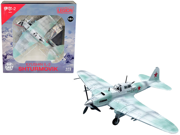 Ilyushin IL-2M3 Sturmovik Aircraft Green Camouflage "Double Hero of th – Main Street Diecast ...