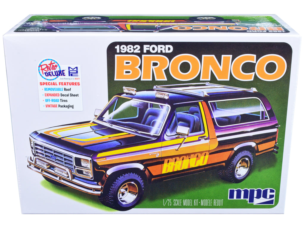 1982 Ford Bronco Plastic Model Kit (Skill Level 2) 1/25 Scale Model by ...