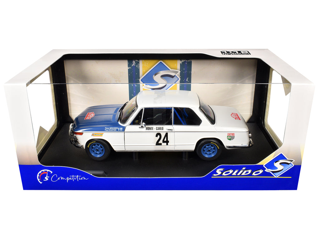 BMW 2002 Tii #24 Timo Makinen - Paul Easter 2nd Place "Rallye Monte-Ca ...