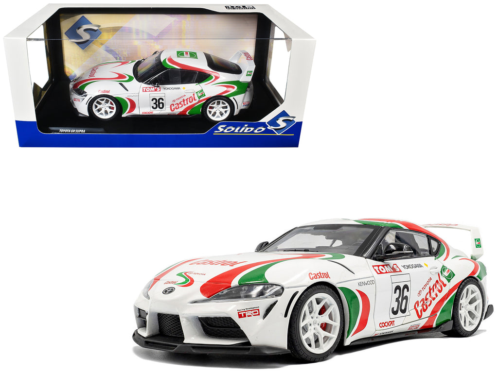 2024 Toyota GR Supra #36 "Toyota Racing Tribute" White with Green and ...