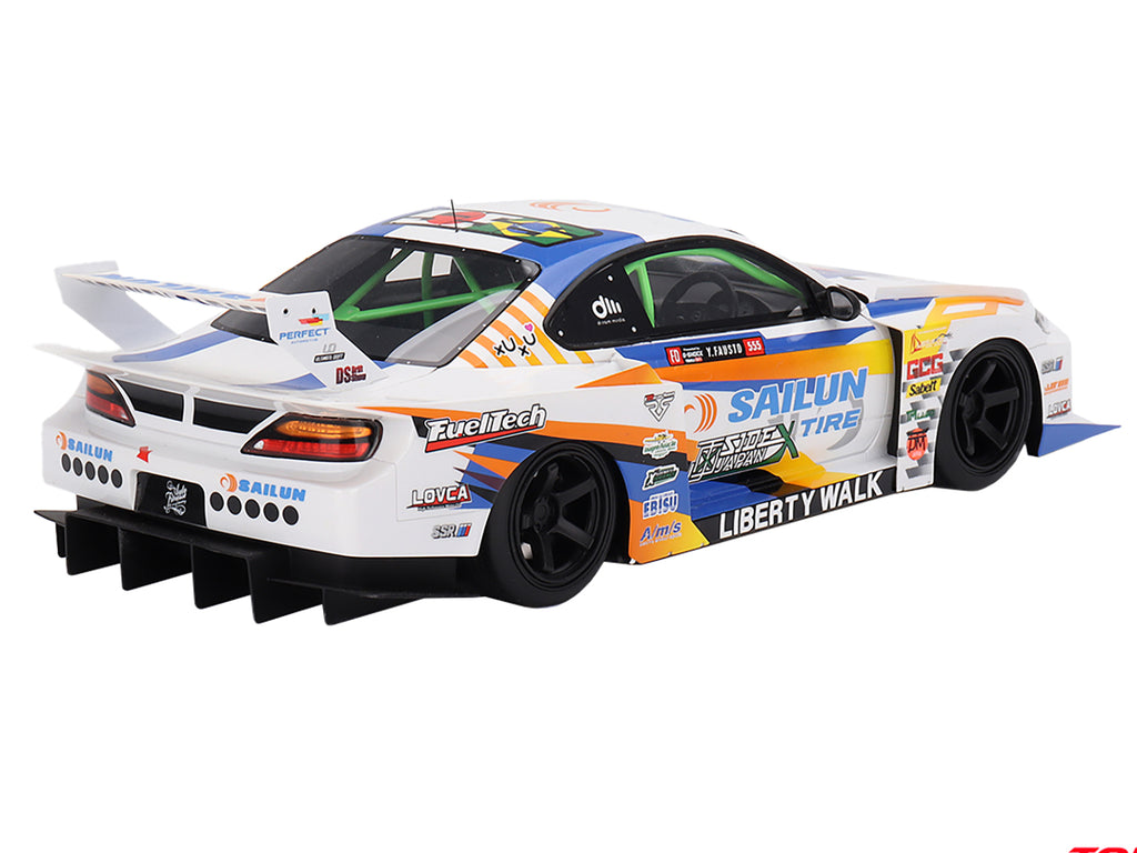 Nissan LB-Super Silhouette S15 SILVIA #555 Yukio Fausto "Formula Drift ...