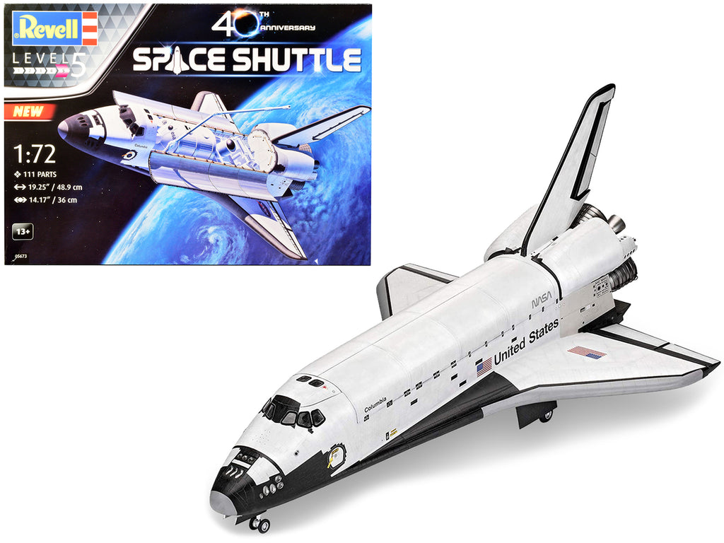 NASA Space Shuttle 40th Anniversary Plastic Model Kit (Skill Level 5 ...