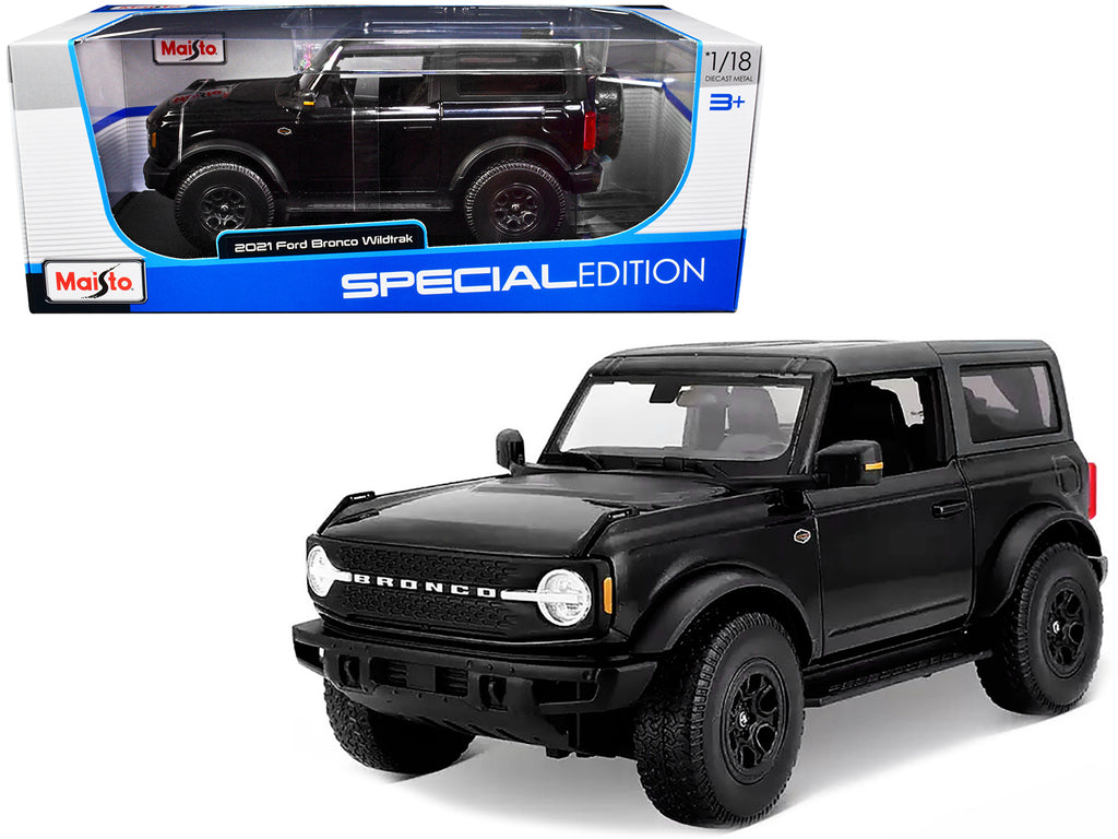 2021 Ford Bronco Wildtrak Black Metallic with Dark Gray Top "Special E ...