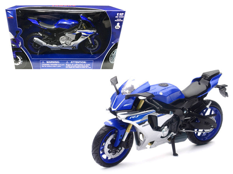 2016 Yamaha YZF-R1 Blue 1/12 Diecast Motorcycle Model by New Ray – Main ...