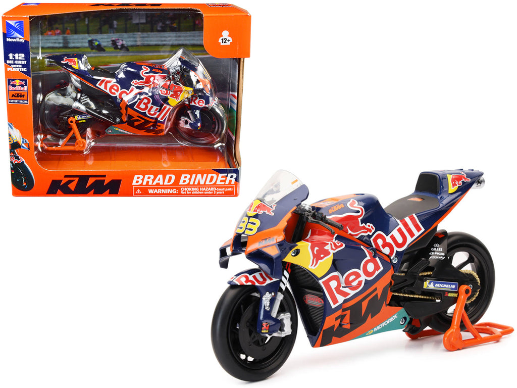KTM RC16 Motorcycle #33 Brad Binder MotoGP "Red Bull KTM Factory Racin ...