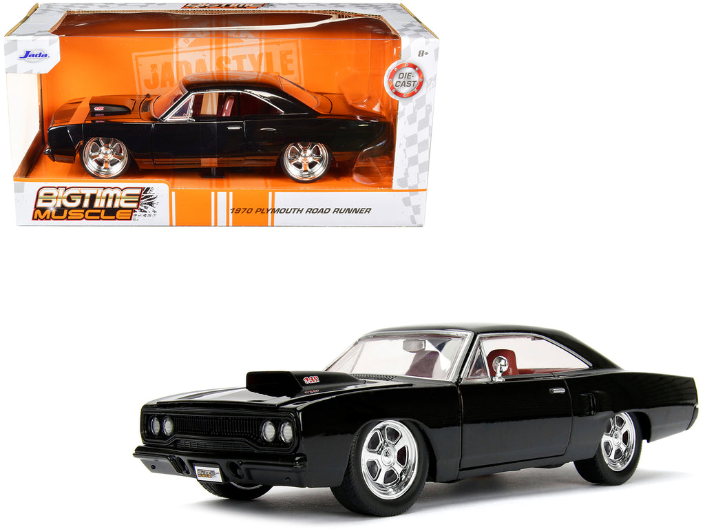 1970 Plymouth Road Runner 440 Black with Red Interior "Bigtime Muscle ...