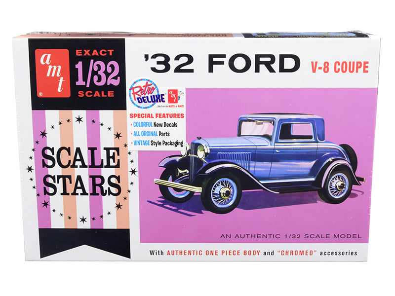 1932 Ford V-8 Coupe "Scale Stars" Plastic Model Kit (Skill Level 2) 1 ...